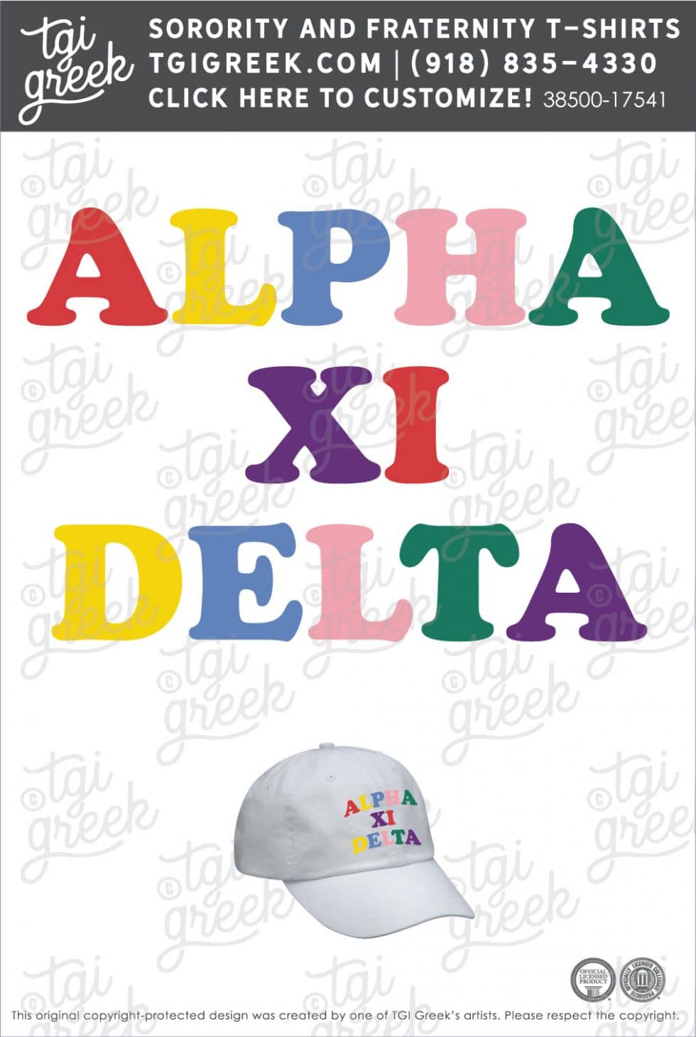 Alpha Xi Delta - UWEC Spring Merch - TGI Greek