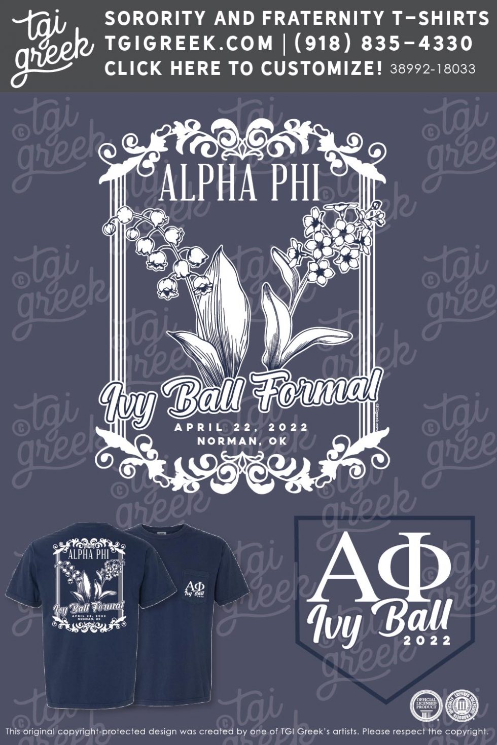 Alpha Phi - OU Ivy Ball - TGI Greek