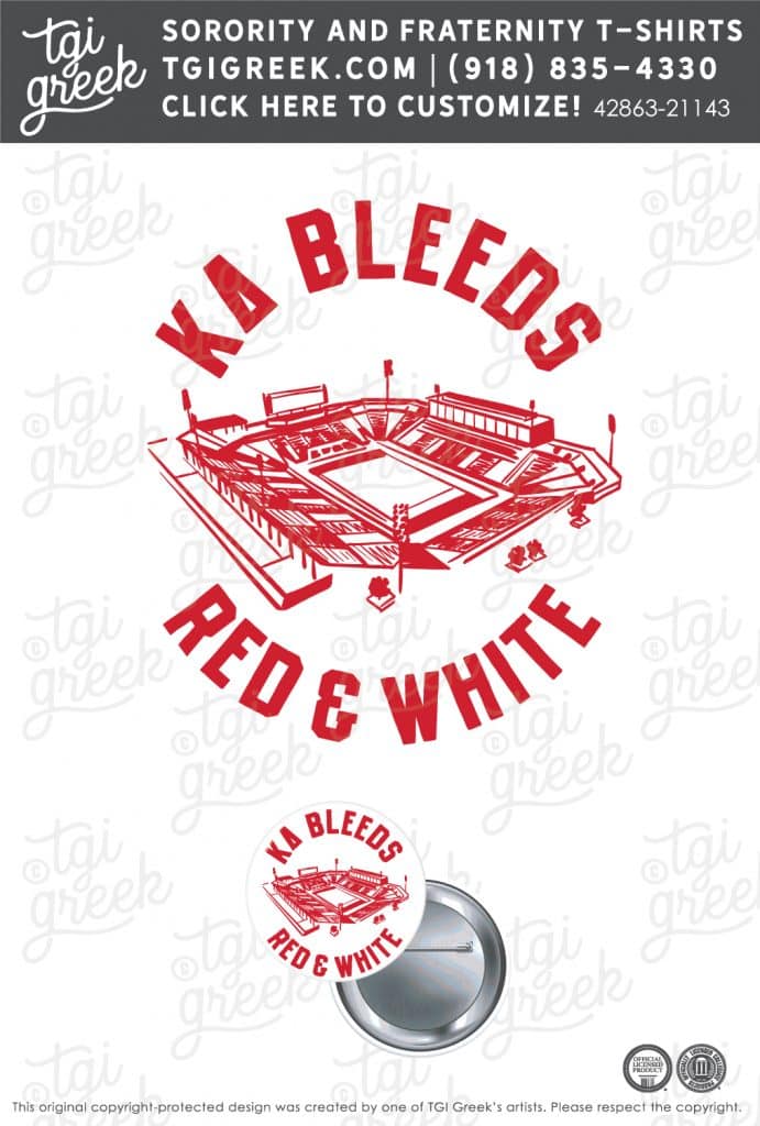 Kappa Delta - NCSU Game Day Button A - TGI Greek