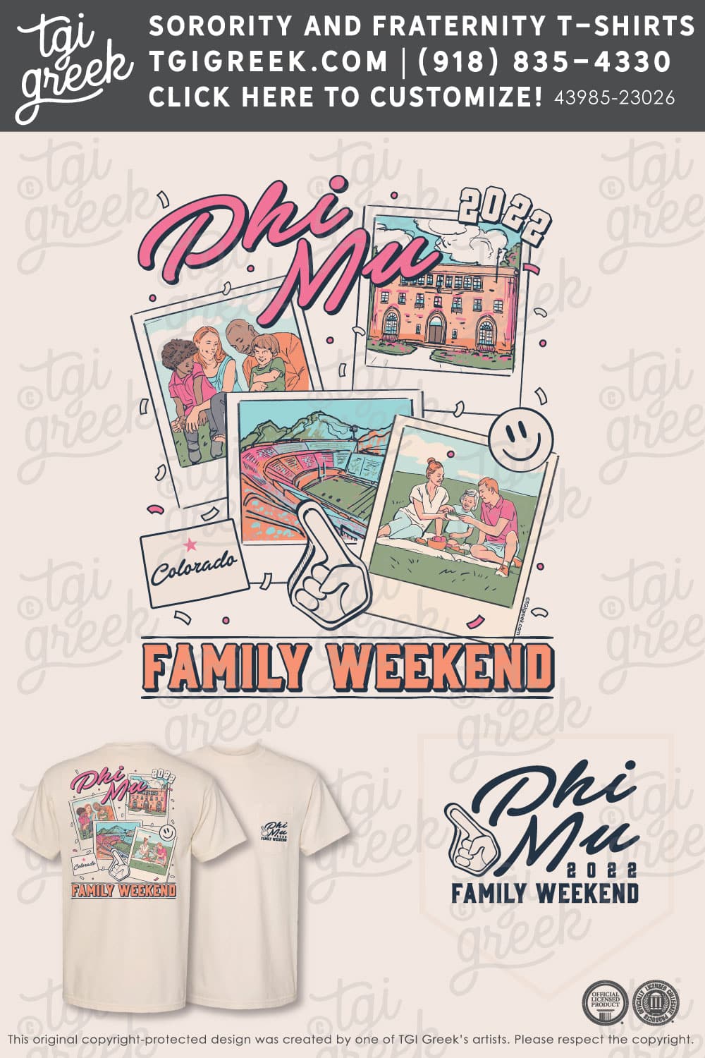 Phi Mu - UCOL Family Weekend - TGI Greek