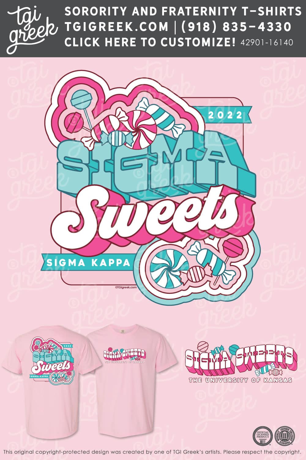 Sigma Kappa - KU Sigma Sweets - TGI Greek