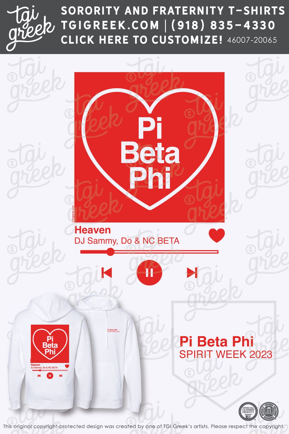 Pi Beta Pi - DUKE Spirit Week - TGI Greek