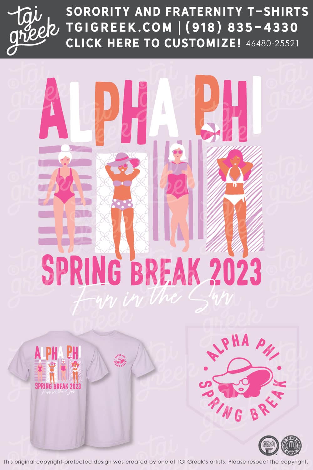 TGI - Alpha Phi Beach Tan - TGI Greek