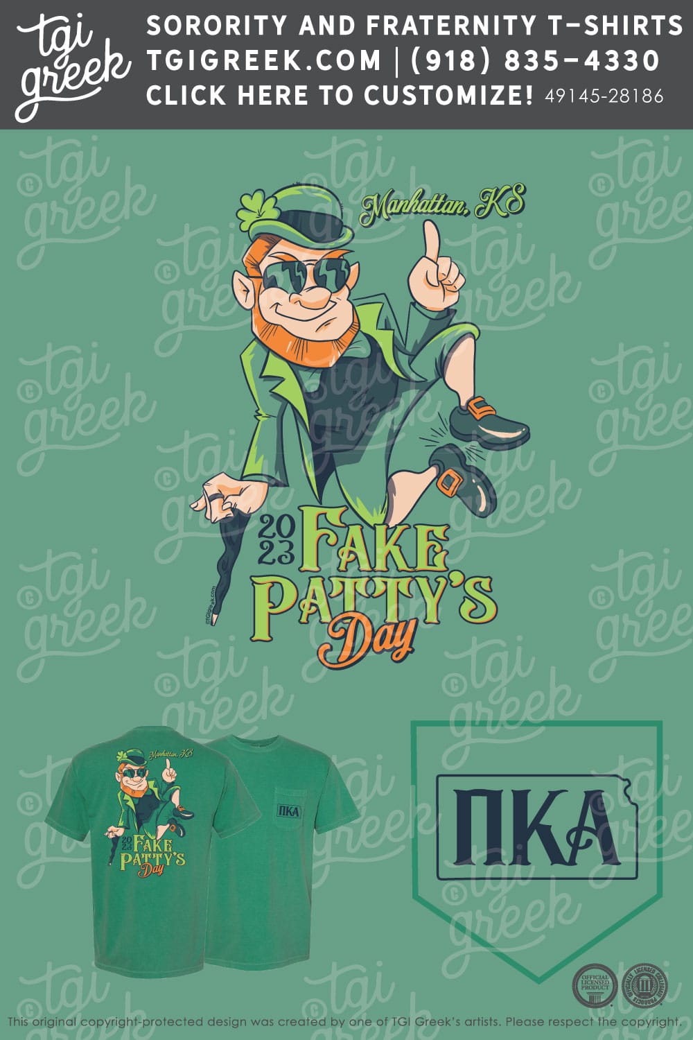 Pi Kappa Alpha - KSU Fake Patty's - TGI Greek