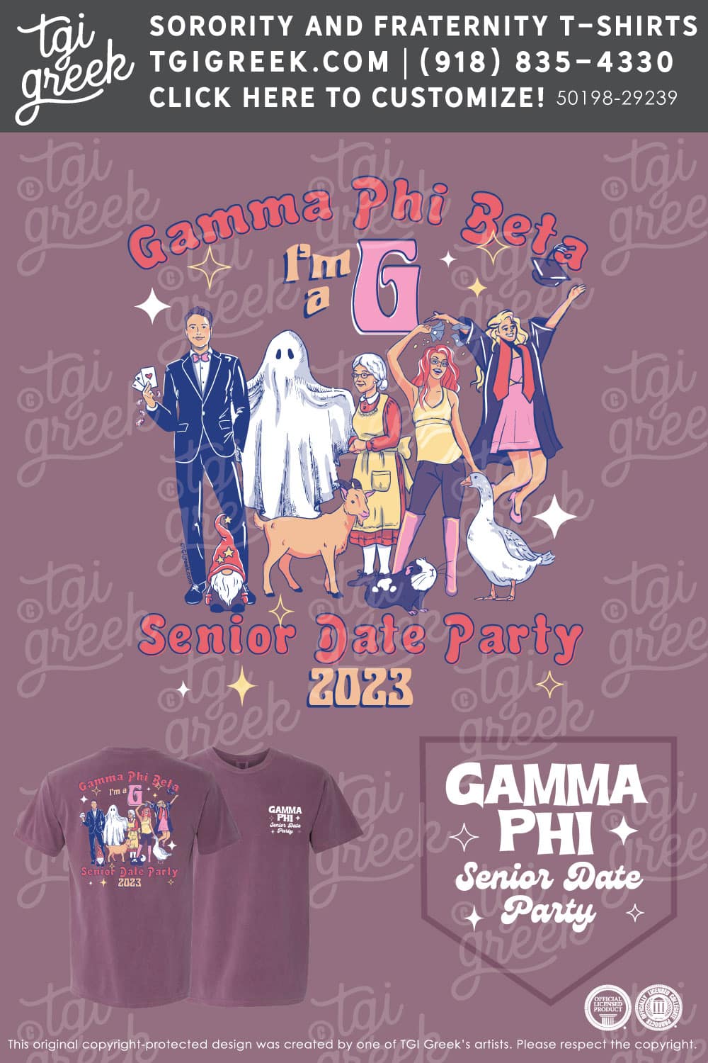 Gamma Phi Beta - KSU Senior Date Party - TGI Greek