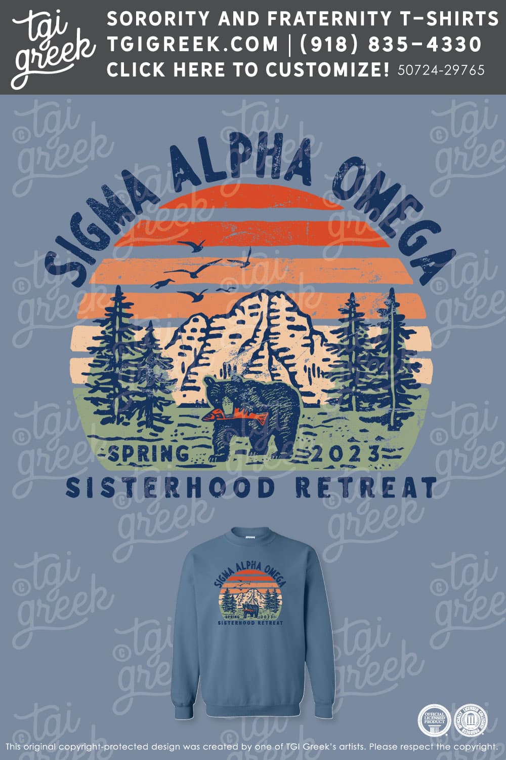 Sigma Alpha Omega - CLEM Sisterhood Retreat - TGI Greek