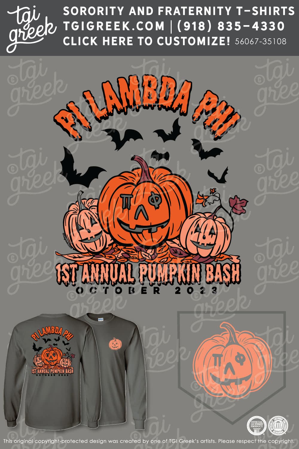 Pi Lambda Phi - SHIP Halloween Pumpkin Bash - TGI Greek