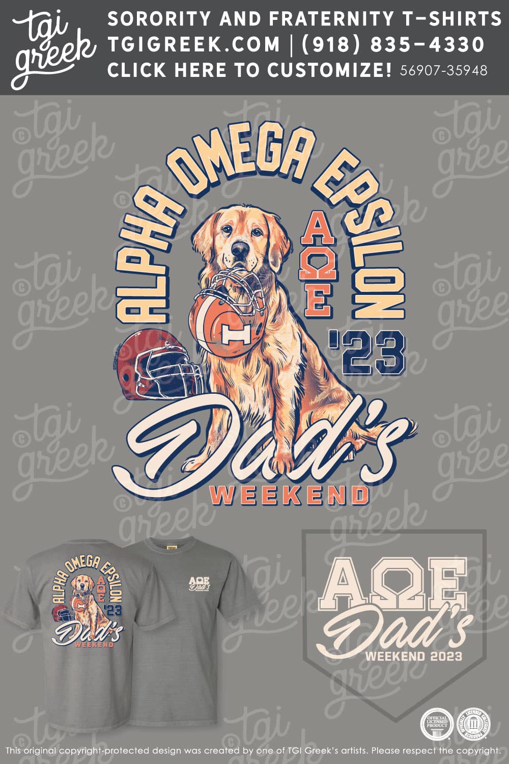 Alpha Omega Epsilon - ILLUC Dads Day - TGI Greek