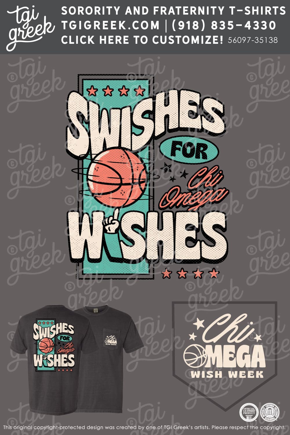 Chi Omega - UNM Swishes For Wishes - TGI Greek
