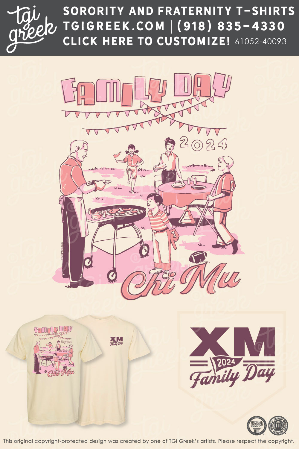 Chi Mu - OUABAPT Family Day - TGI Greek