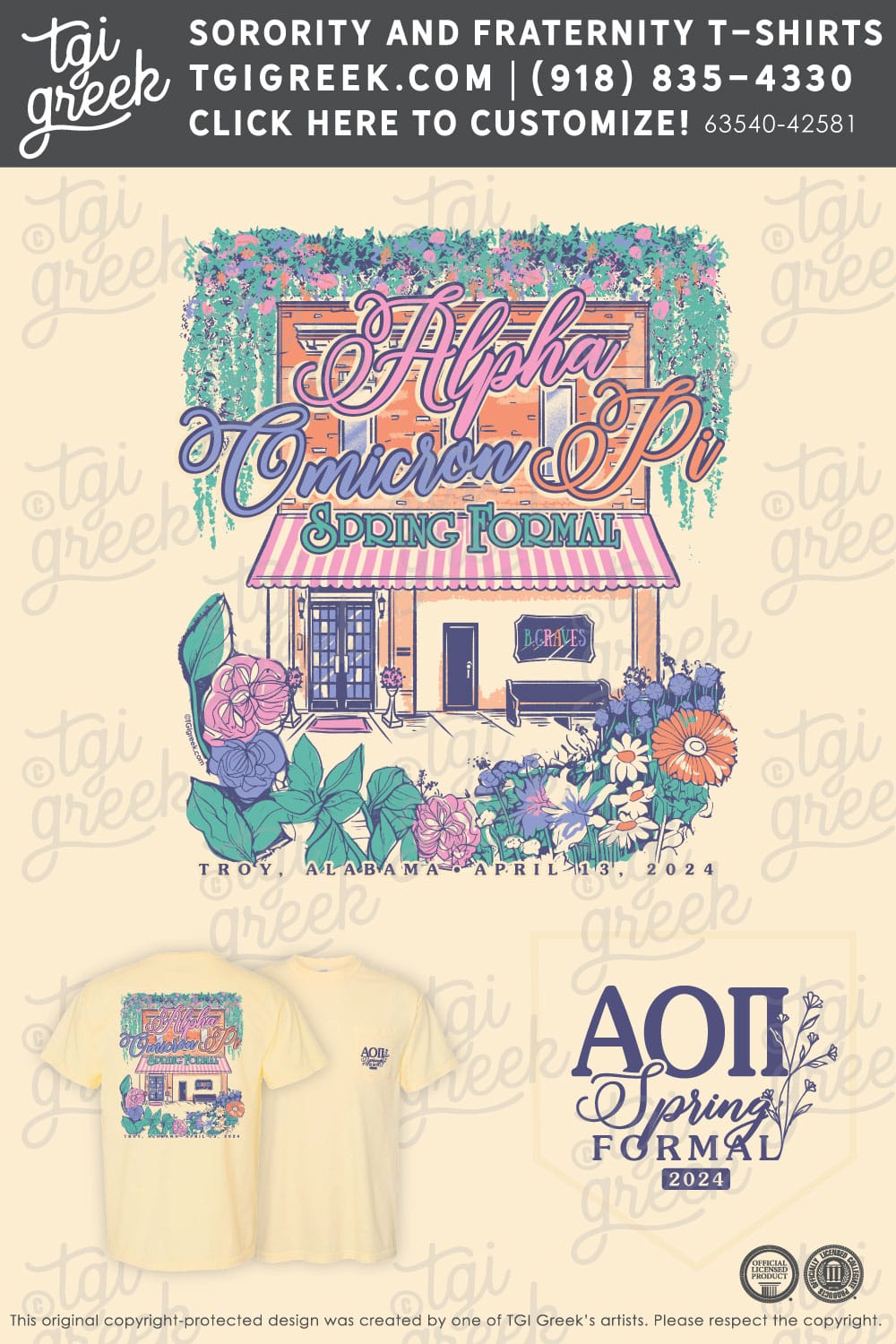 Alpha Omega Pi - TROY Spring Formal - TGI Greek