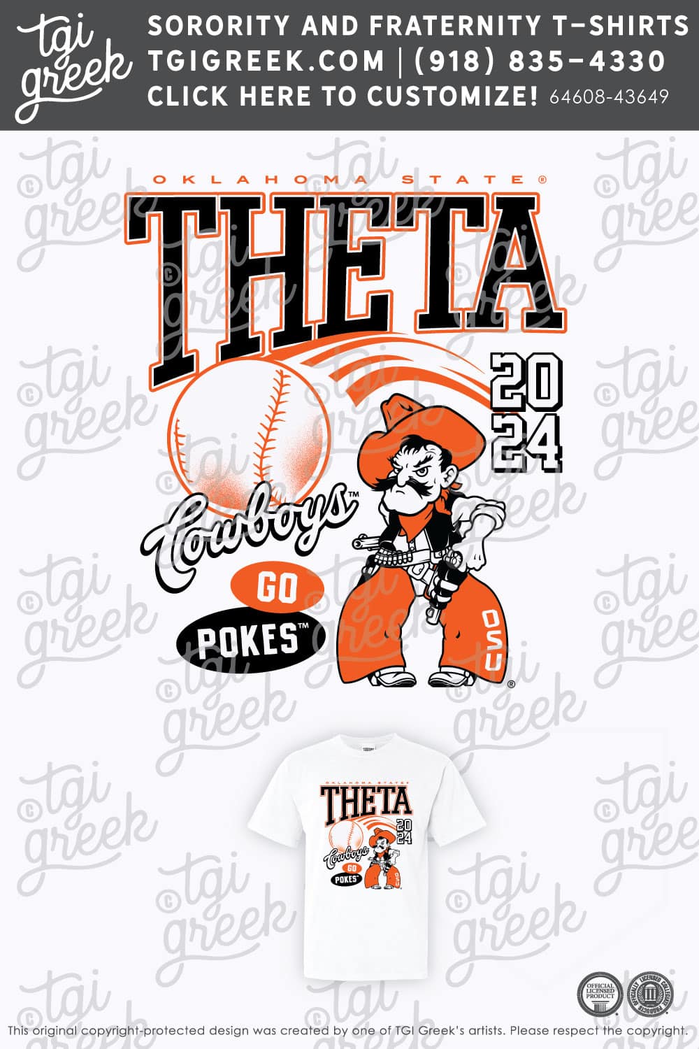 Kappa Alpha Theta - OSU PR Mascot - TGI Greek
