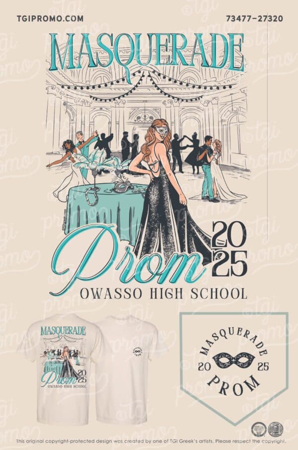 TGI Promo - Owasso High School Masquerade Prom - TGI Greek