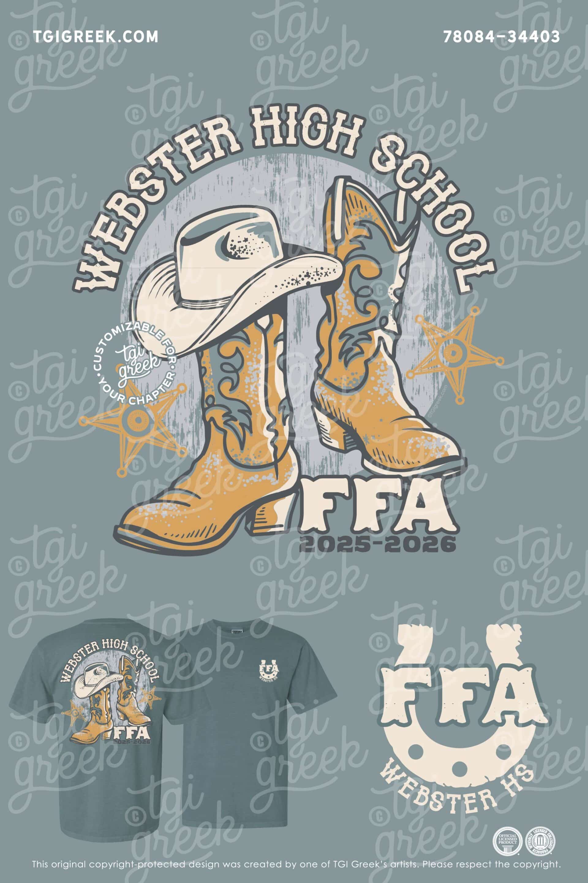Webster High School - Future Farmers of America - TGI Greek