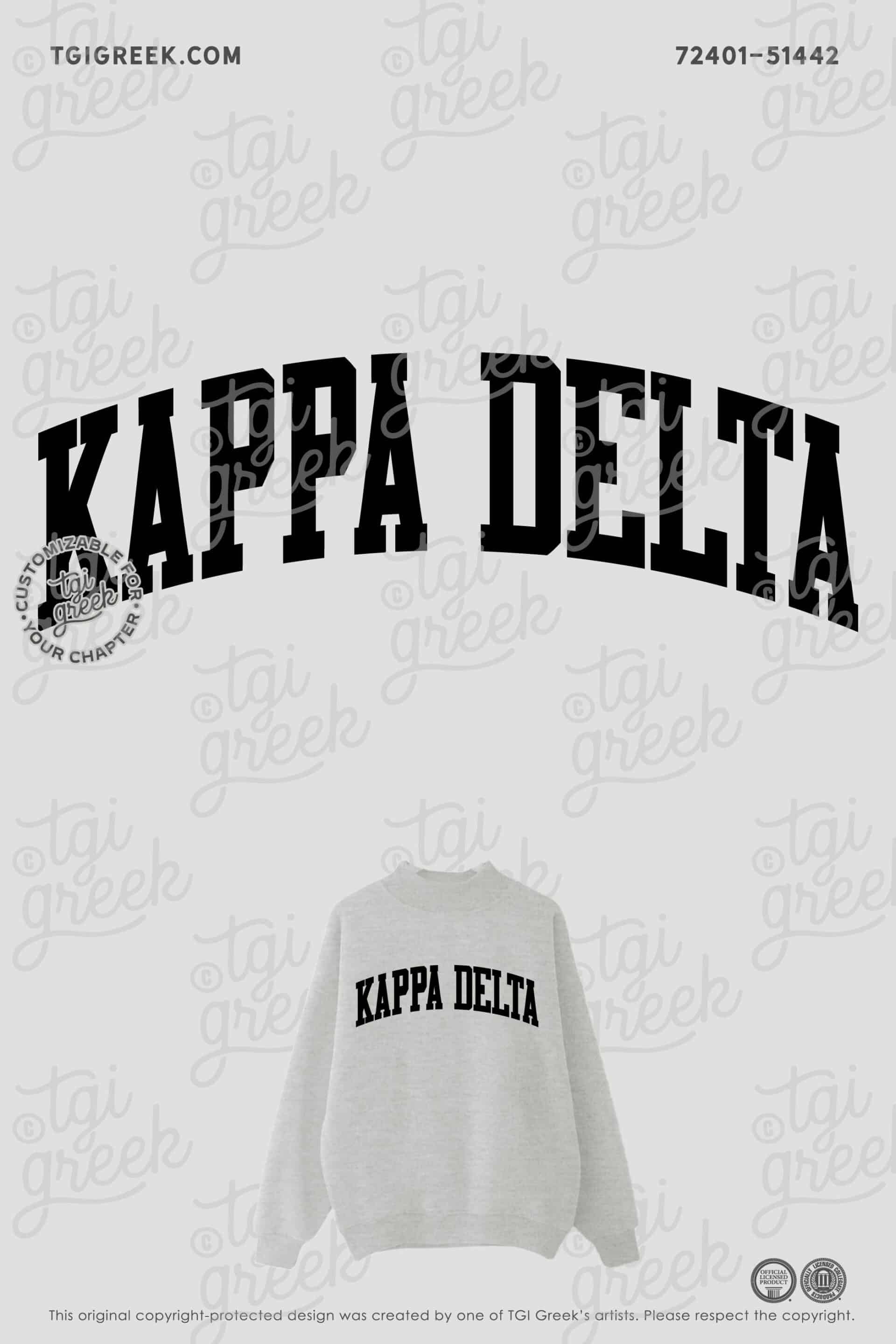 Kappa Delta - AUB Pr Mockneck - TGI Greek