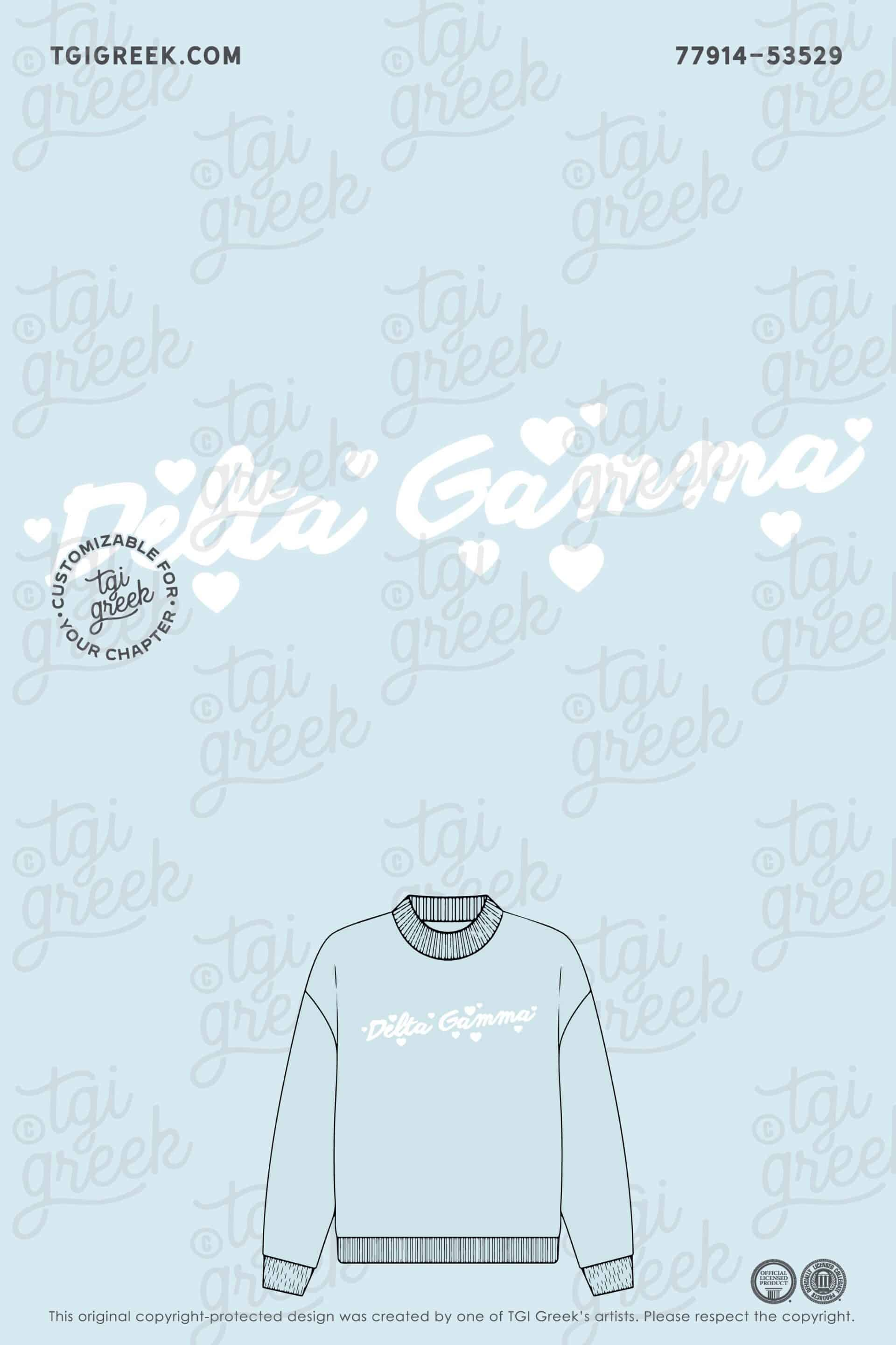 Delta Gamma - GCSU PR Mock Neck - TGI Greek