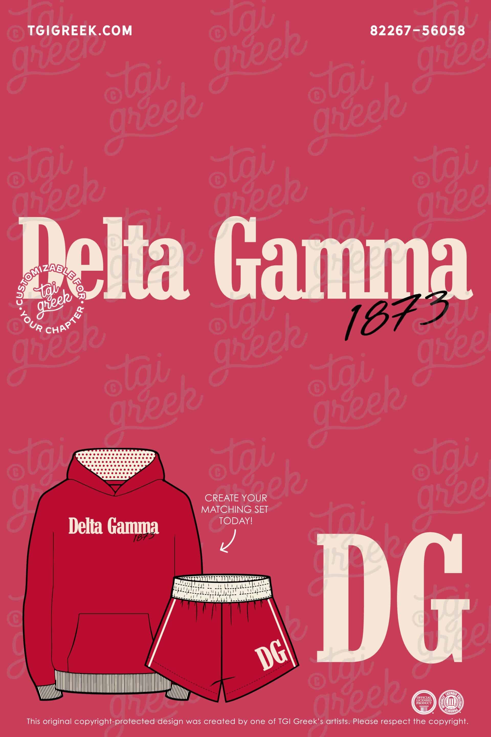 Delta Gamma - KU Matching Set - TGI Greek