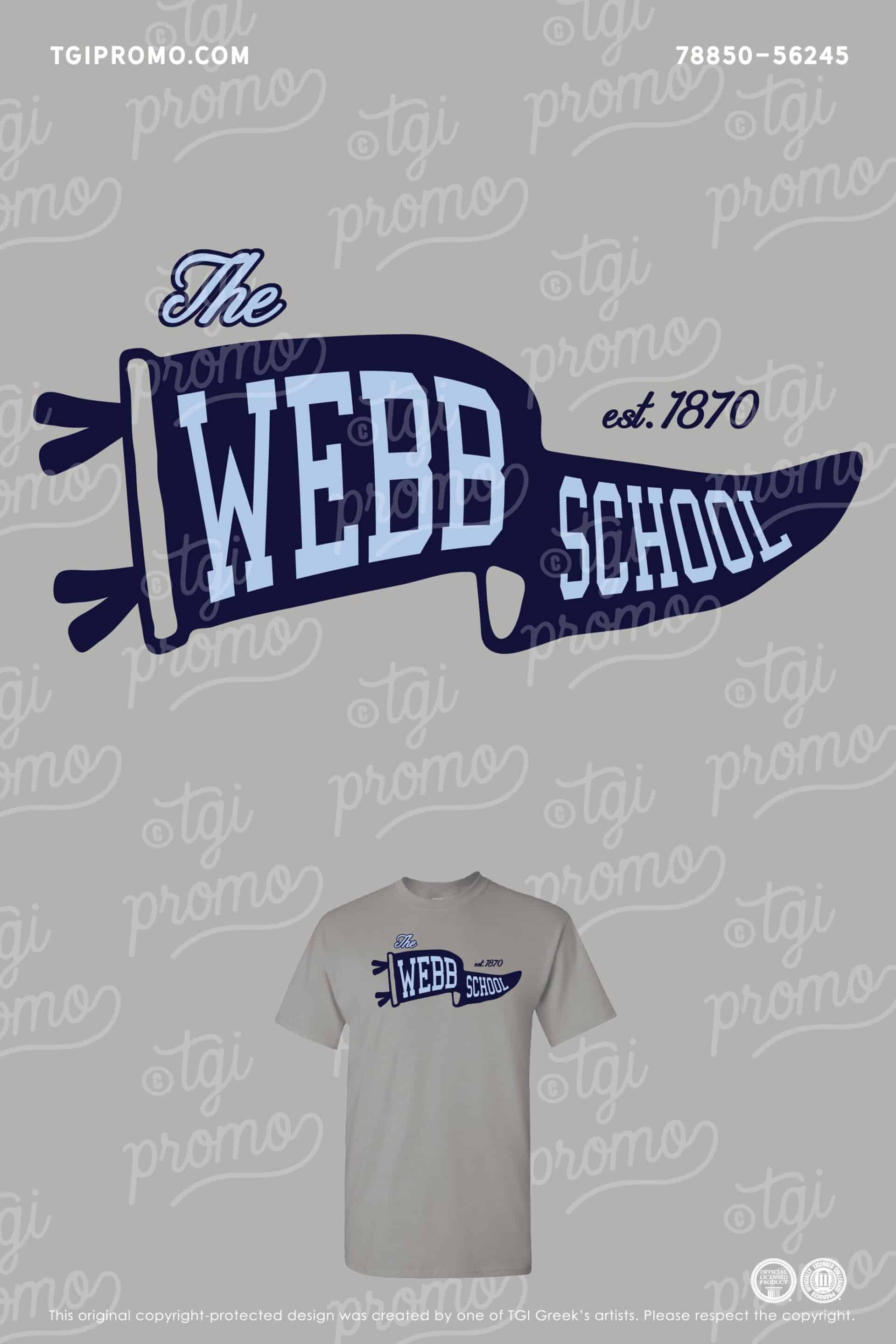 The Webb School - Old School Shirt - TGI Greek
