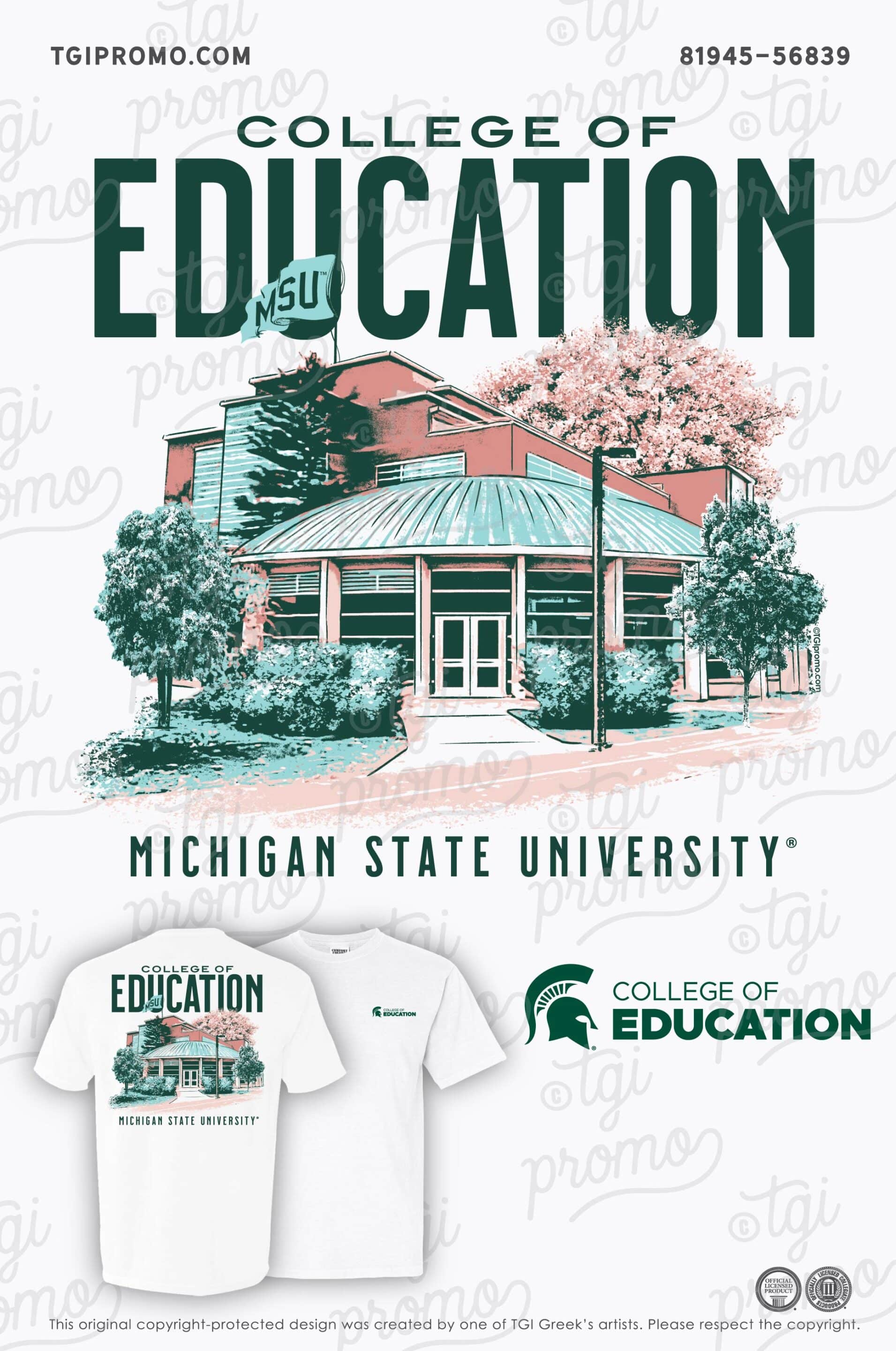 Michigan State Univ - COE Erickson Building - TGI Greek